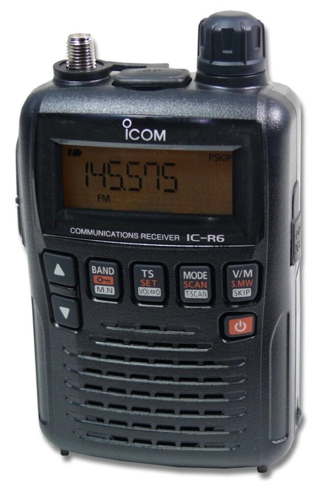 Icom IC R 6 ricevitore scanner da 100kHz a 1310MHz